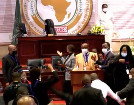 Senegalese MP Kicks Female Colleague At Chaotic PAP - The Bulrushes