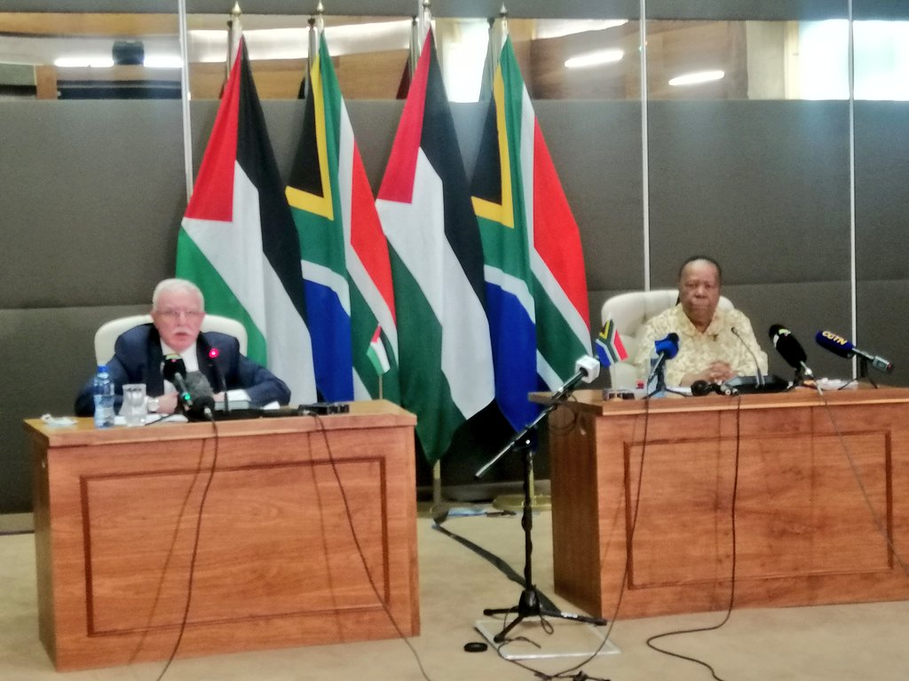 SA Hosts Palestine's Dr. Malki, AU Under Pressure - The Bulrushes