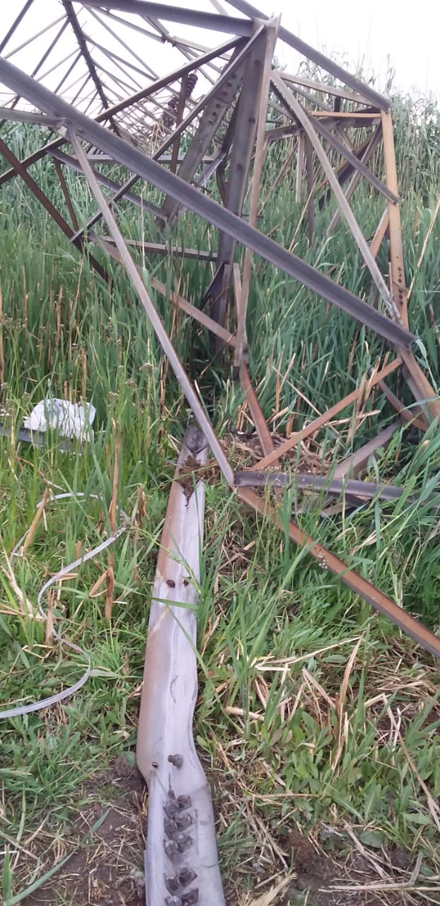 Outage In Jo'burg South West After Pylon Falls Over - The Bulrushes